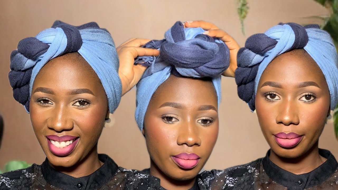 Easy Headwrap Turban Tutorial For Beginners Top Knot Headwrap