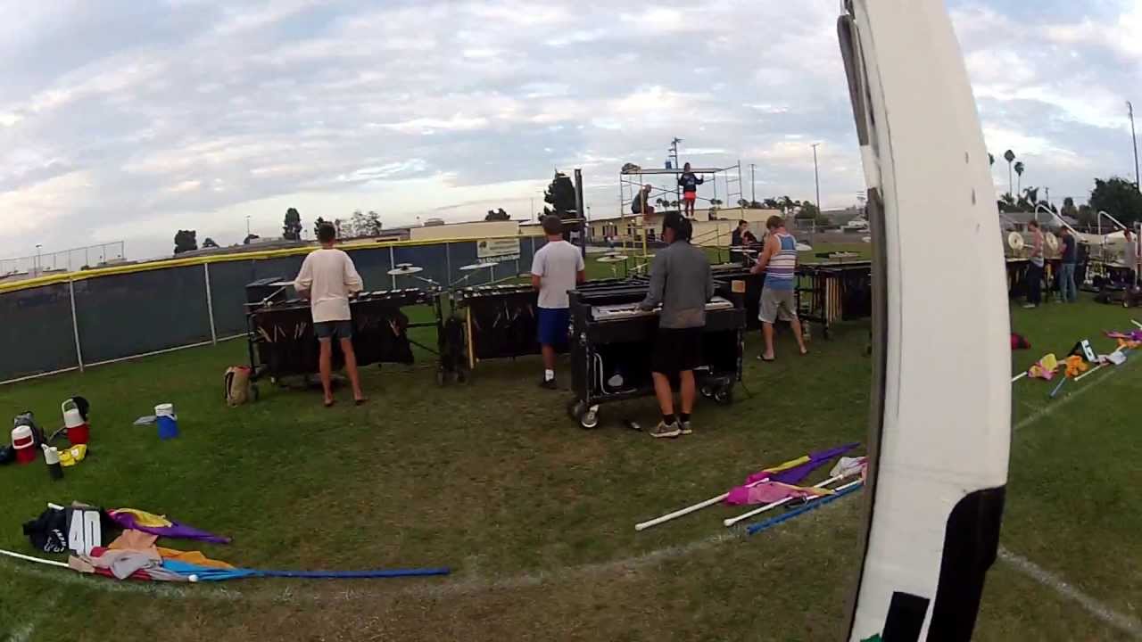 Impulse Drum and Bugle Corps Color Guard POV Cam - YouTube