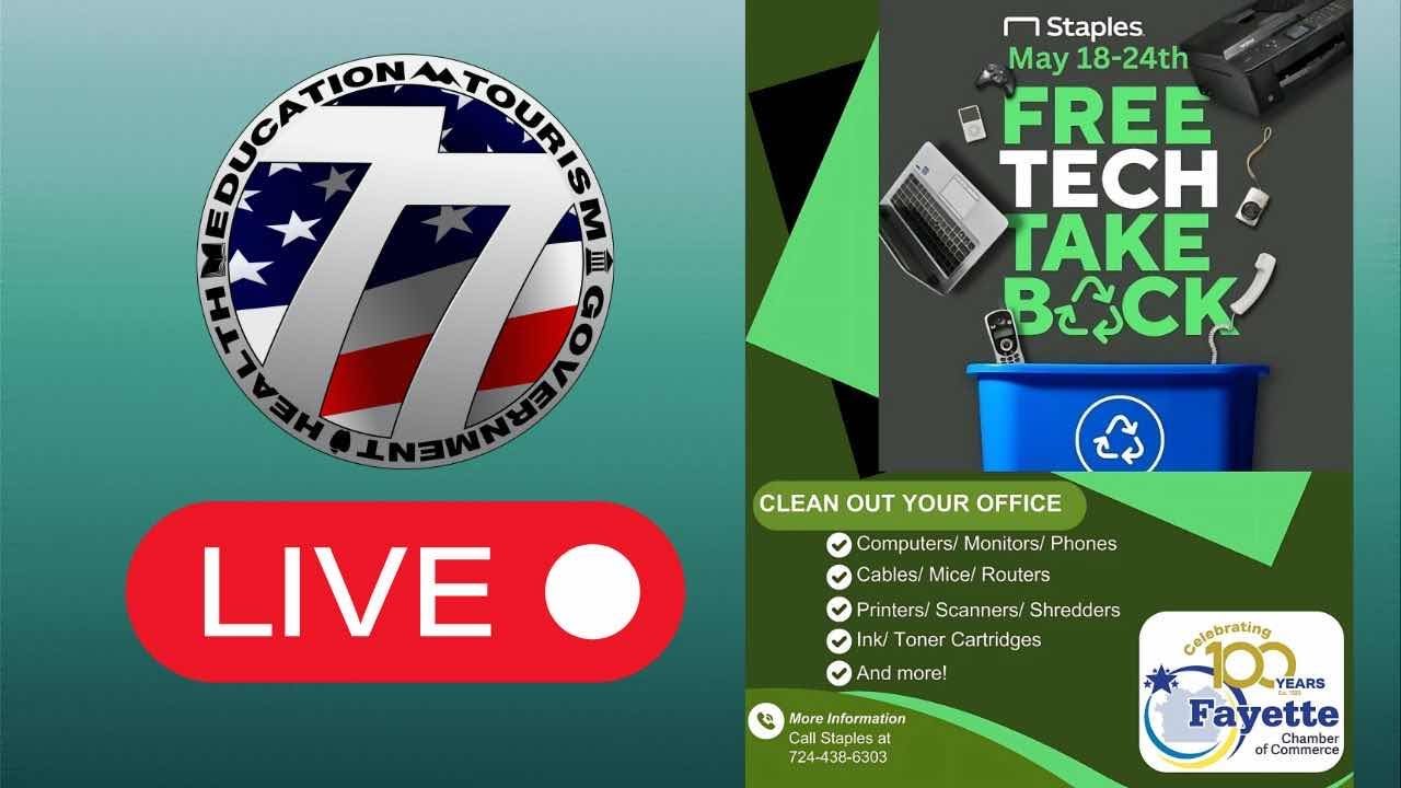 Live at Staples Tech Take Back Event - YouTube