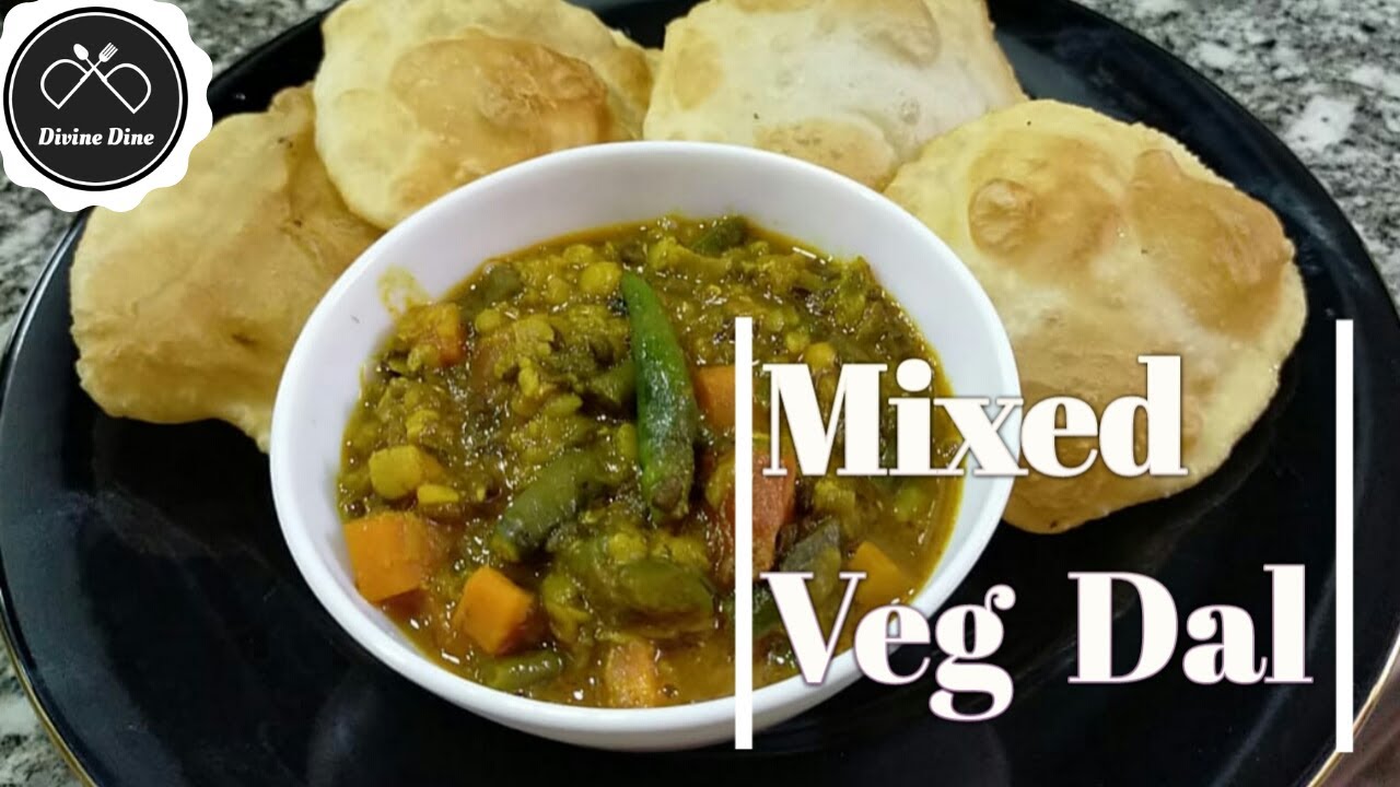 Mixed Veg Dal Recipe - YouTube