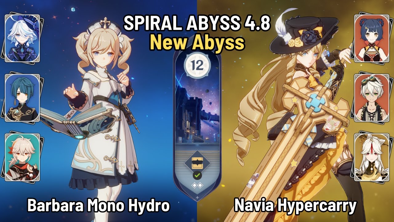 C6 Barbara Furina Mono Hydro | C0 Navia Hypercarry F2P Team | New ...
