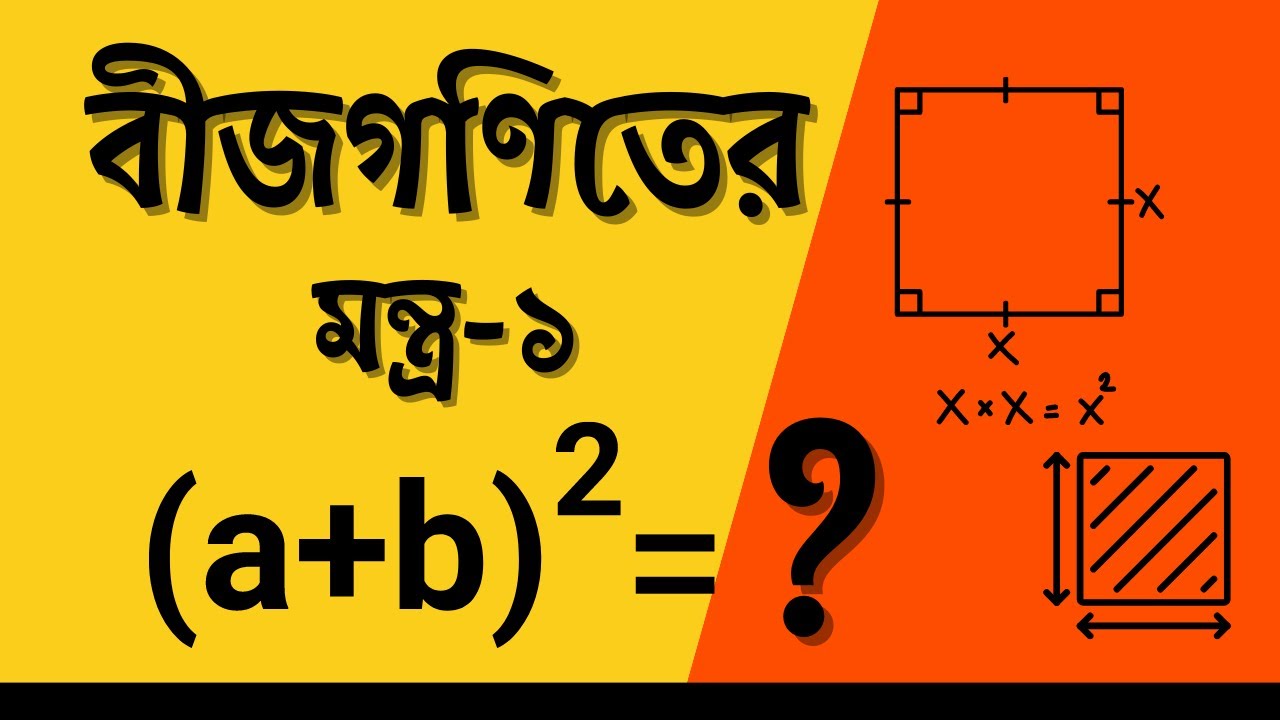 Basic algebraic formulas for SSC 01 - YouTube