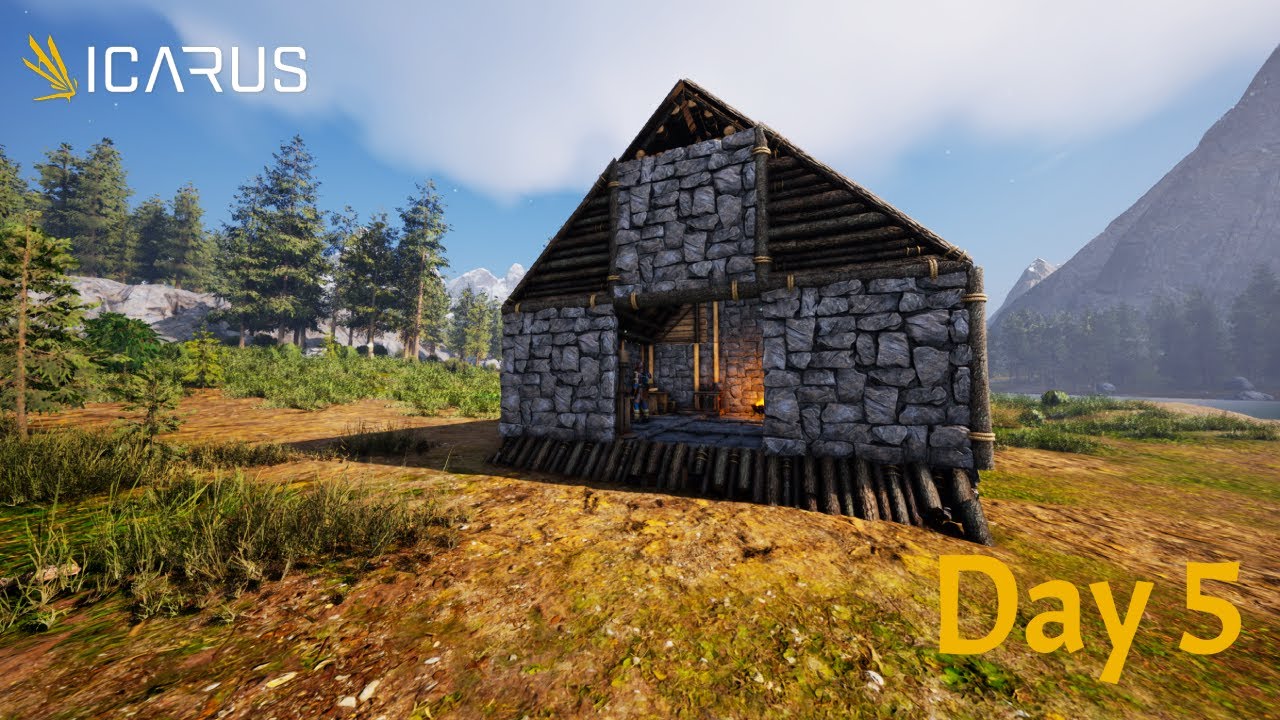Building a Smithery and Workbench Shack | Icarus - YouTube