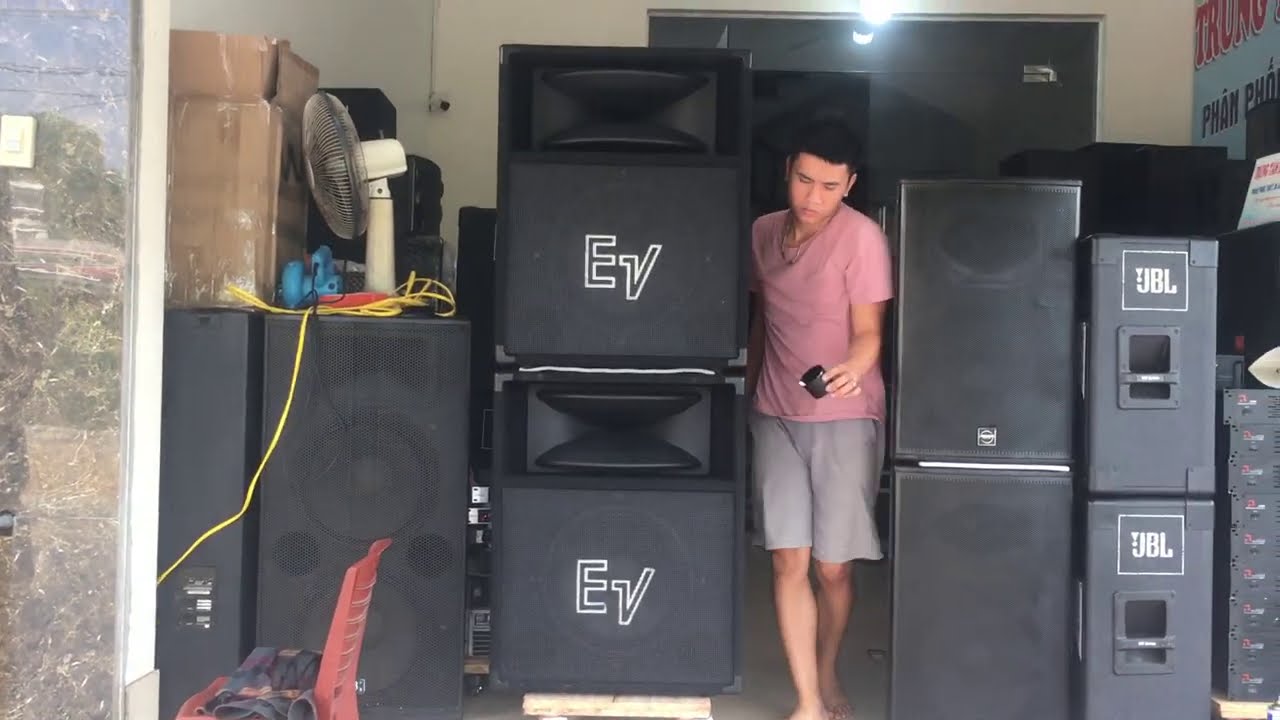 Phê hơn uống Rượu khi nghe cặp loa Mỹ 4 số EV 1512ER hơn chục triệu này ...