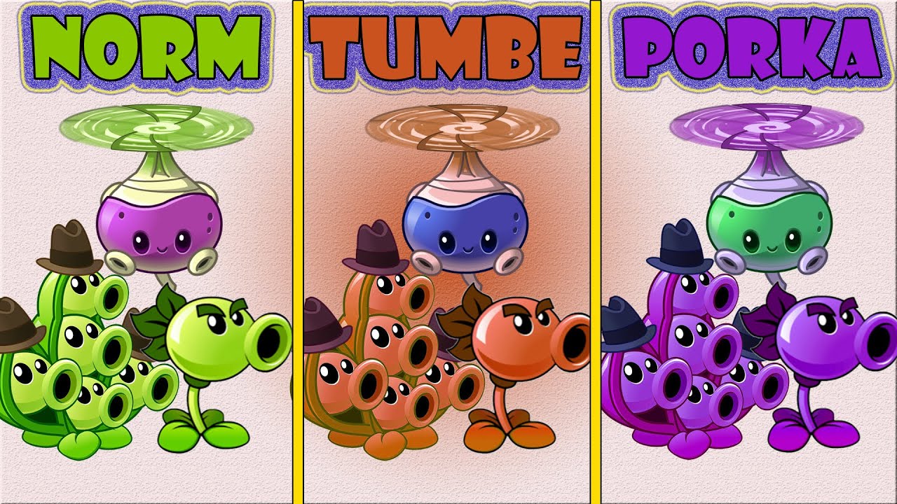 PvZ 2 Team Plant - Tumbleweed Team Vs Porka Team Vs Normal Team - Which ...