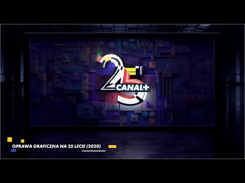 Oprawa graficzna CANAL+ z okazji 25 lecia (16.05.2020 - 31.12.2020)