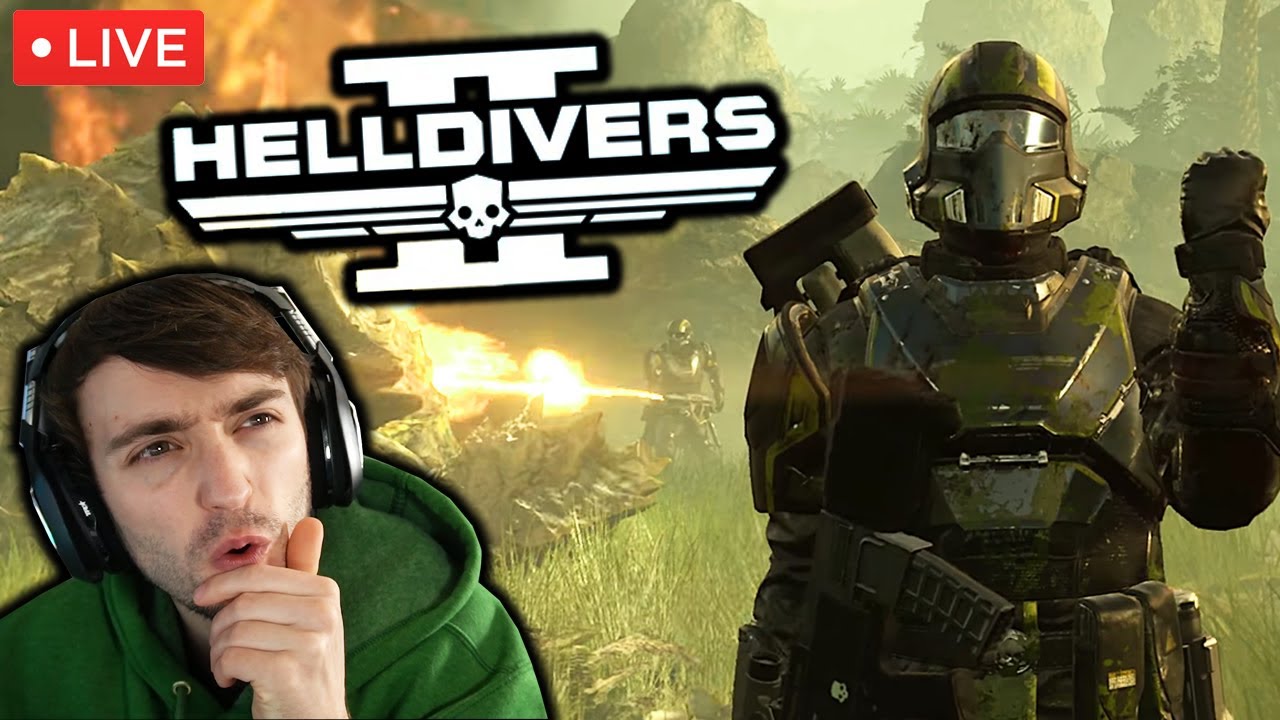 MY FIRST TIME PLAYING HELLDIVERS! | HELLDIVERS 2 GAMEPLAY LIVE - YouTube