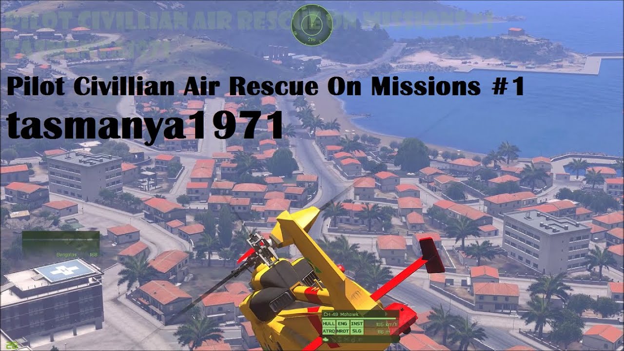 ArmA 3 ♠ Pilot Civillian Air Rescue On Missions #1 - YouTube