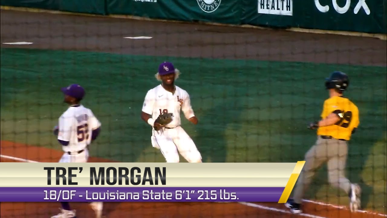 Tre' Morgan (LSU Tigers) 1B/OF 2023 MLB DRAFT Prospect Video - YouTube