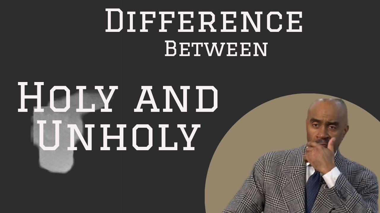 Put a difference Between Holy and Unholy | Pastor Gino Jennings - YouTube