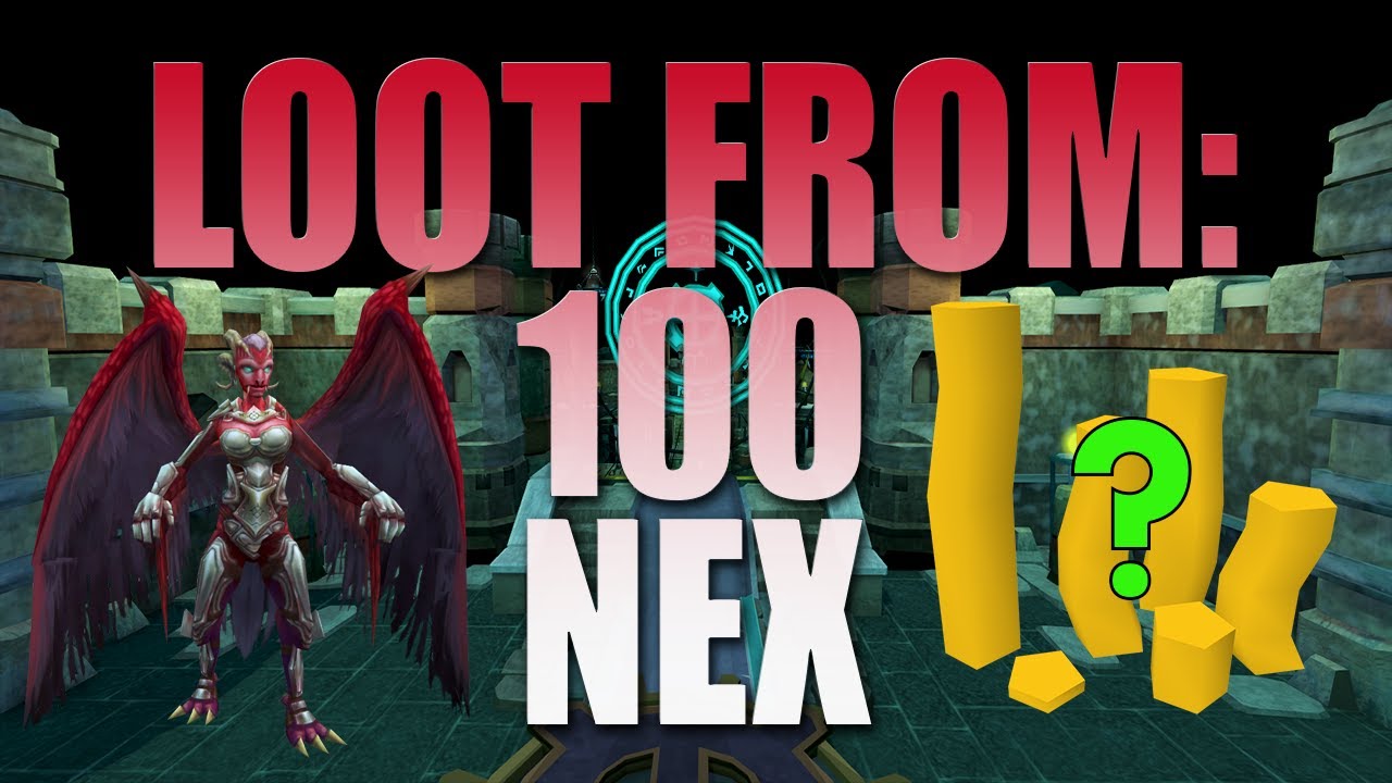 Loot From: 100 Nex! MEGA LOOT | Runescape 3 2020 - YouTube