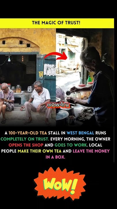 100-Year-Old Tea Stall Runs on Trust (West Bengal, India) - YouTube
