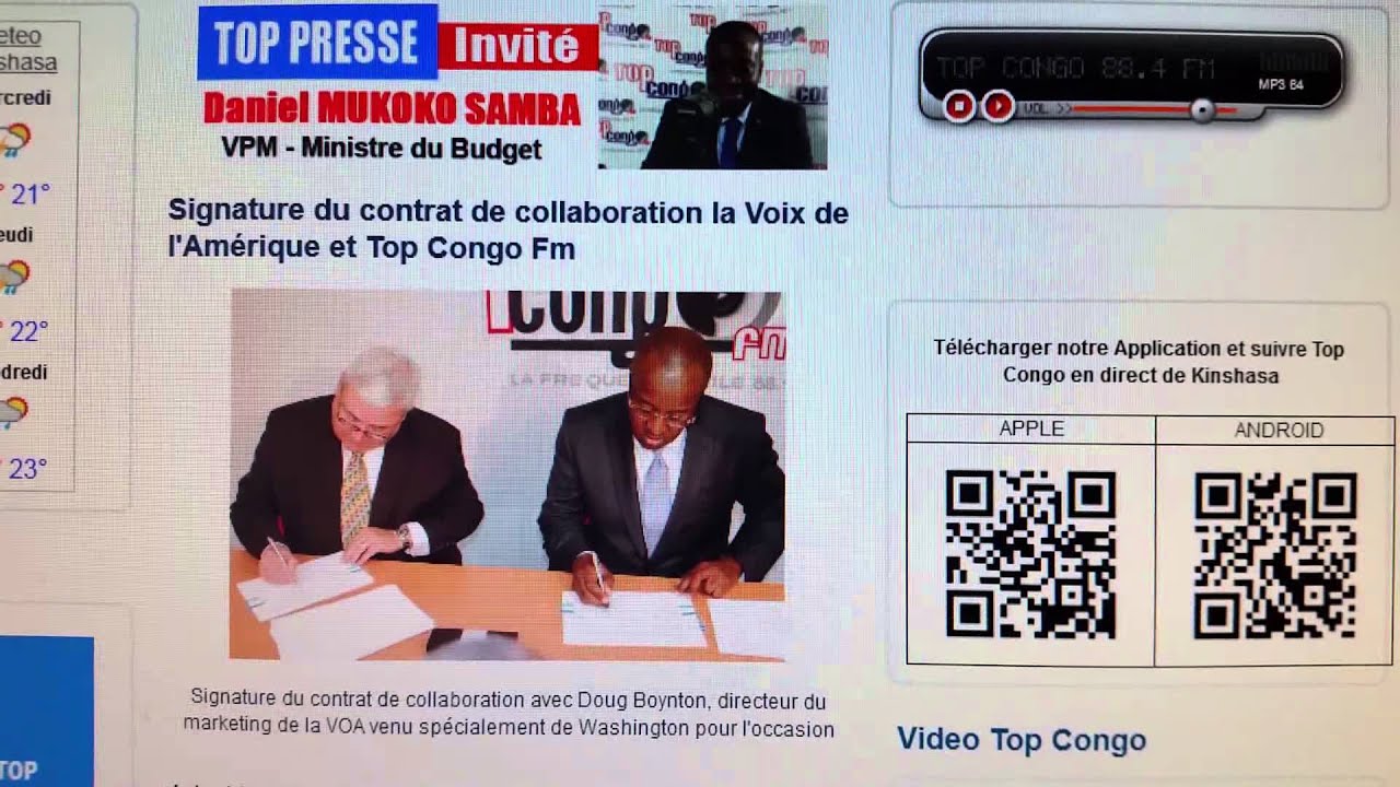 Fidèle Babala quitte la CPI ce 22/10/14 à 19h - YouTube