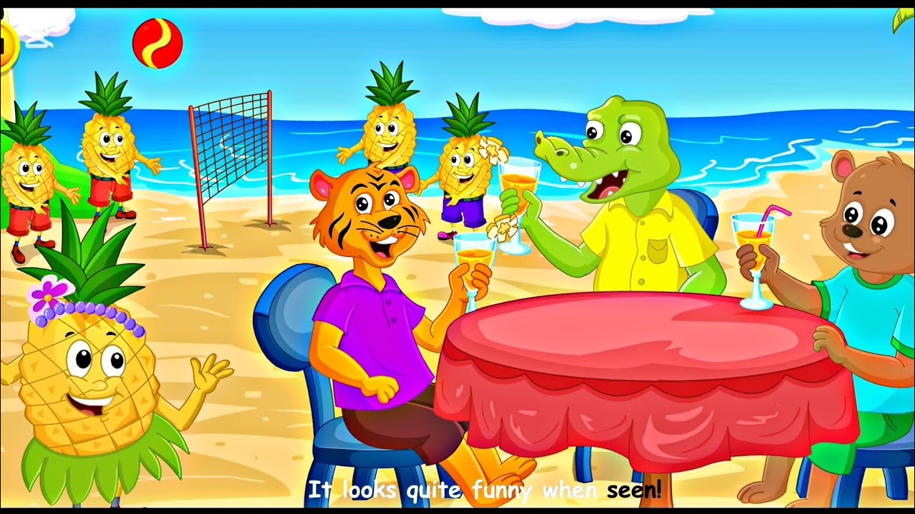 Pineapple Song For Kids - Kids Song - Baby Song - Nursery Rhymes ...