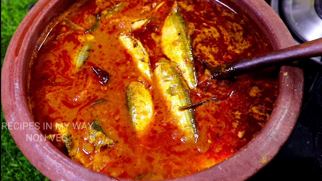 MATHI MEEN KULAMBU - SARDINE FISH KULAMBU - மத்தி மீன் குழம்பு - MATHI ...