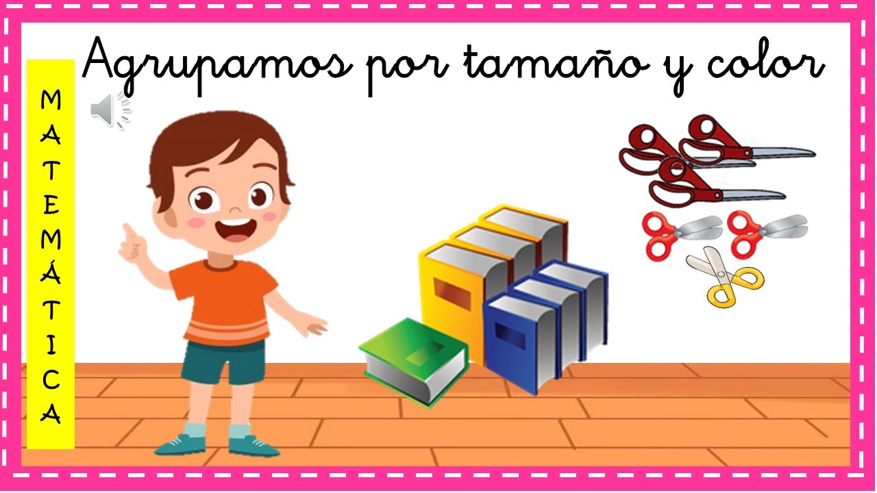 Agrupamos por tamaño y color. Matemática - YouTube
