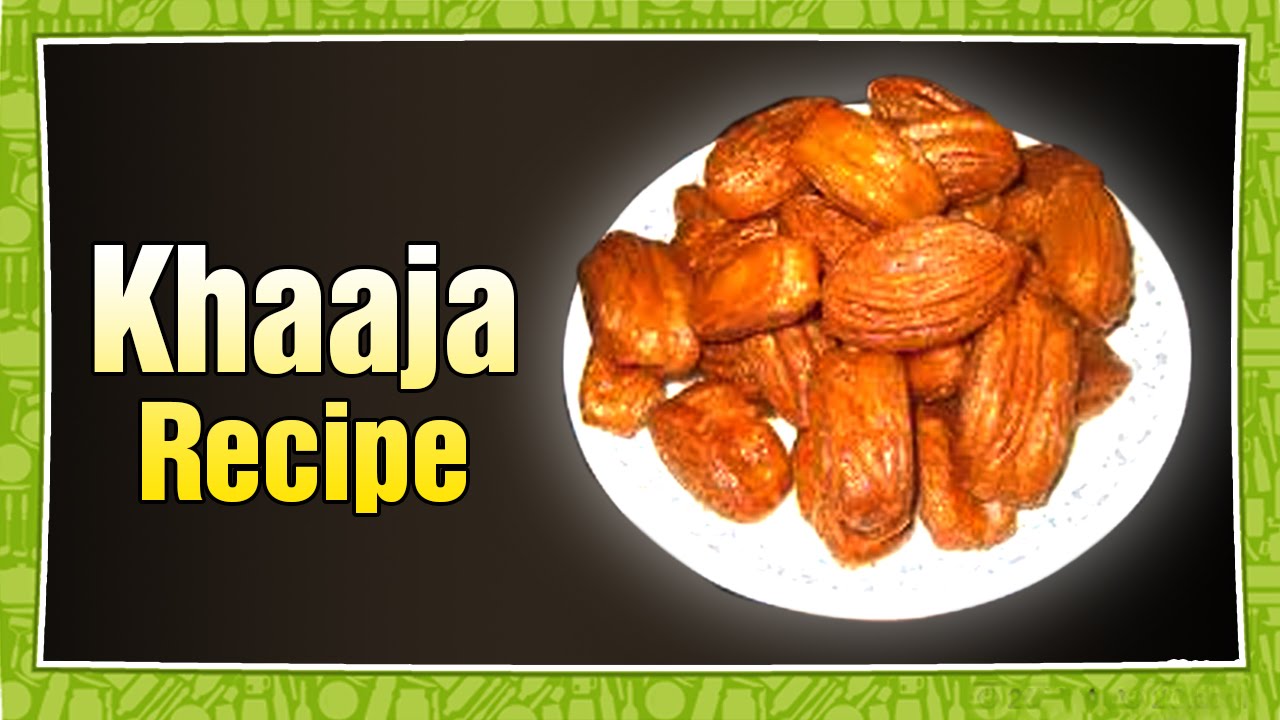 Recipe - Wheat Flour Sweet - Khaaja Recipe With English Subtitles - YouTube