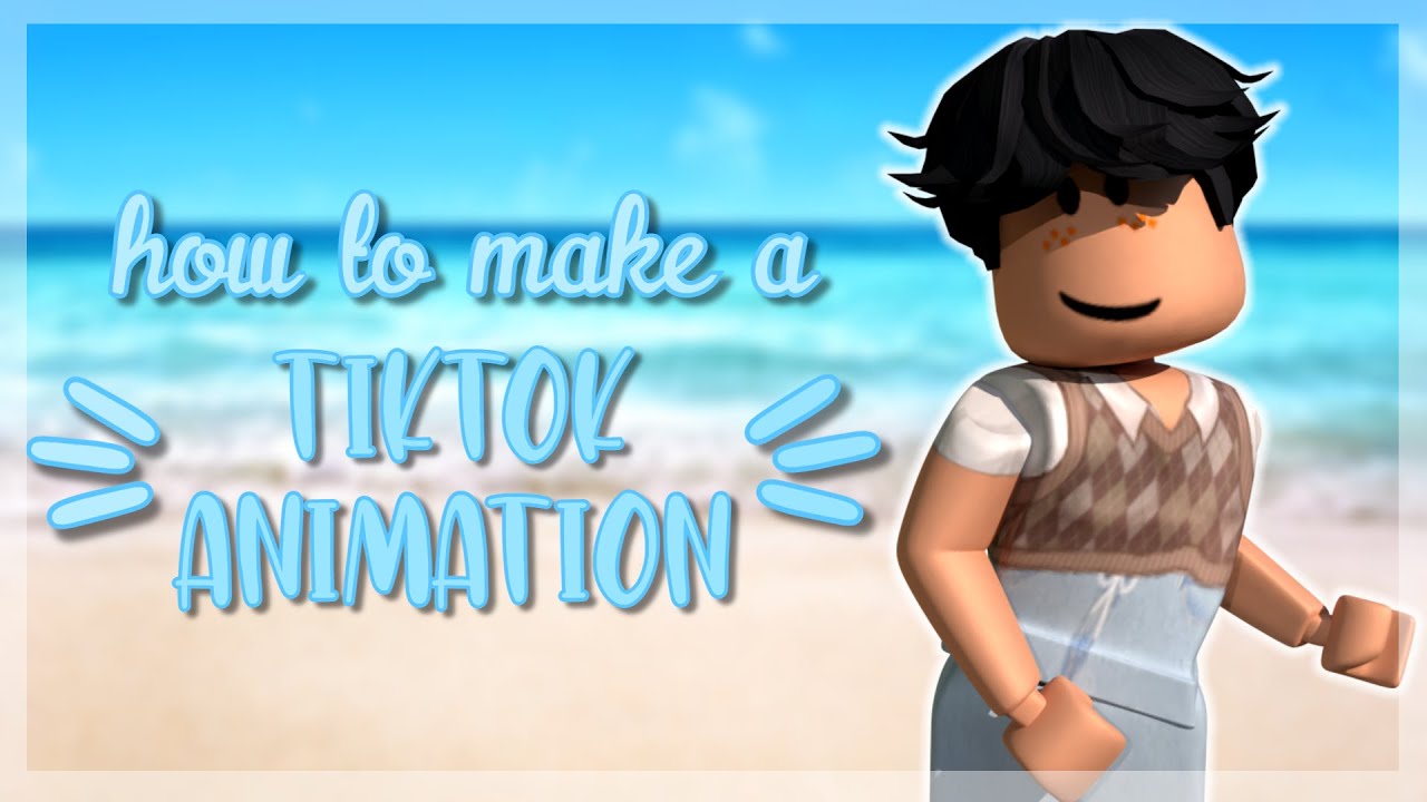 How to make a Roblox TikTok animation! 💃 (voiceover) - YouTube