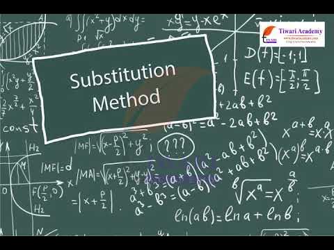 Pair of Linear Equations in two Variables - Substitution Method - YouTube