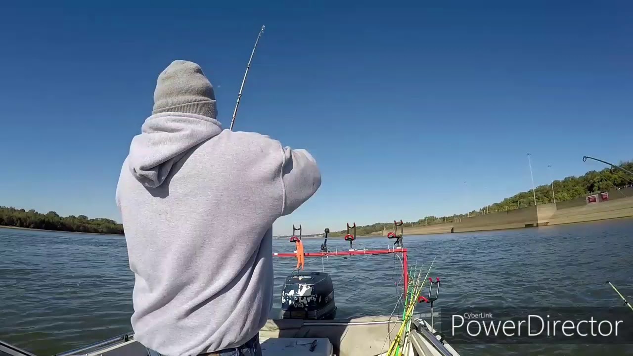 New Personal best blue Catfish caught on the Ohio river - YouTube