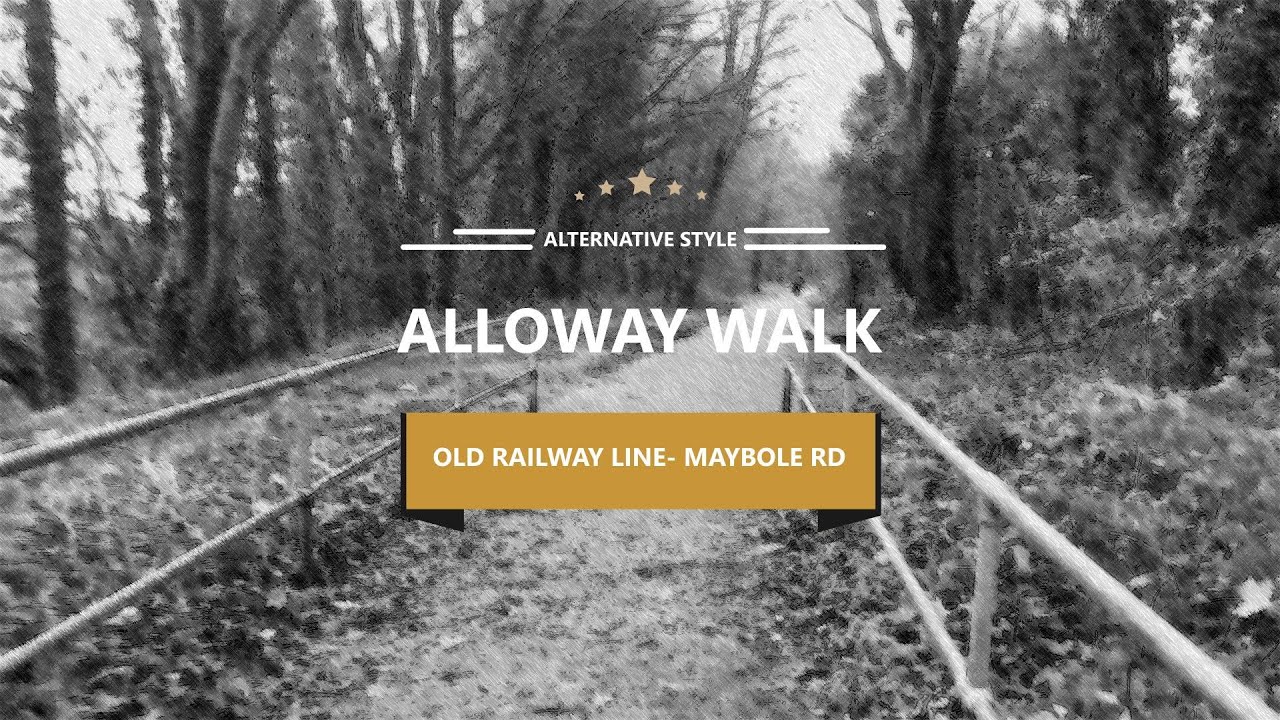 Old Railway Line walk | Ayr! - YouTube