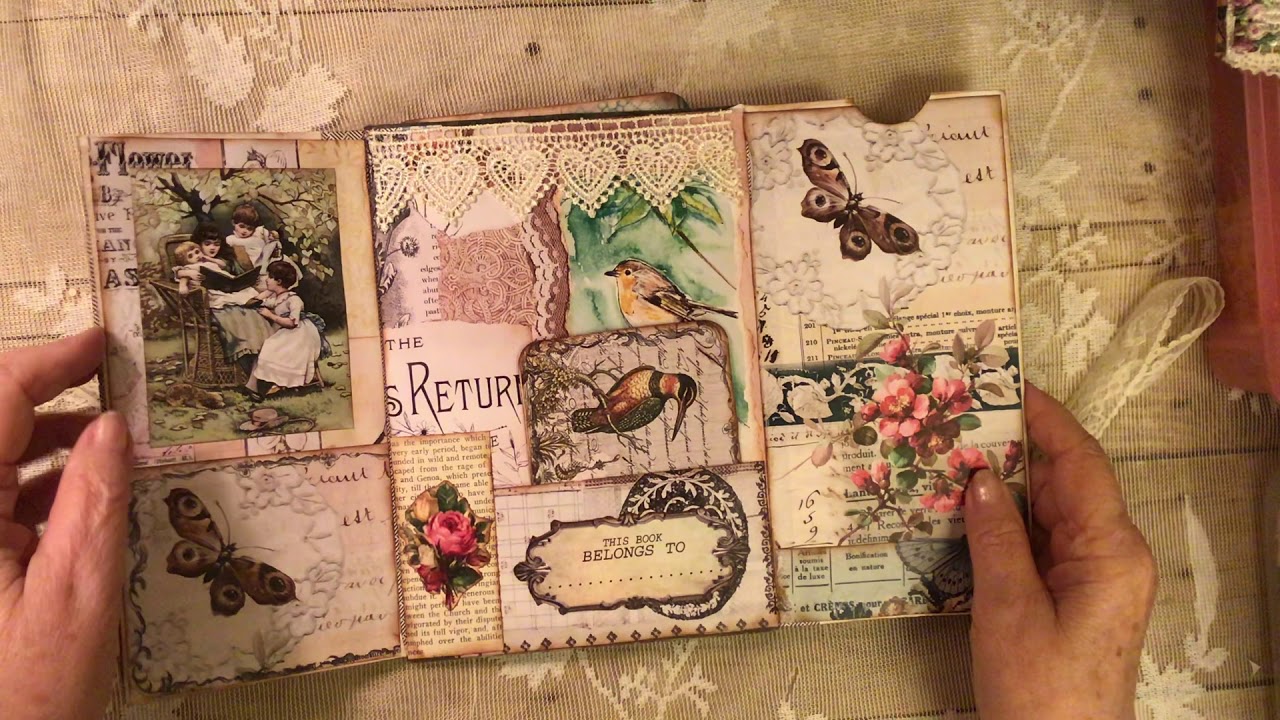 Envelope flip flop cover journal - YouTube