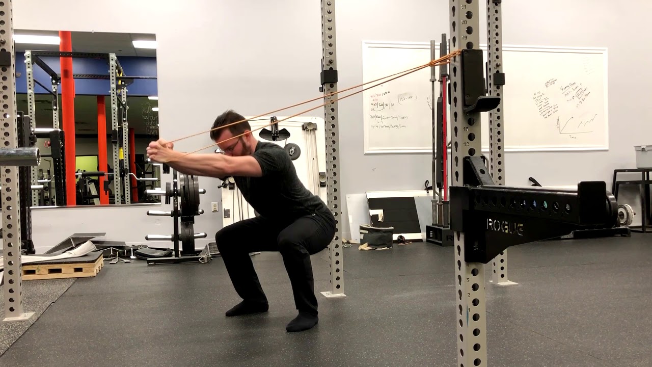 Squats with Anti rotation - YouTube