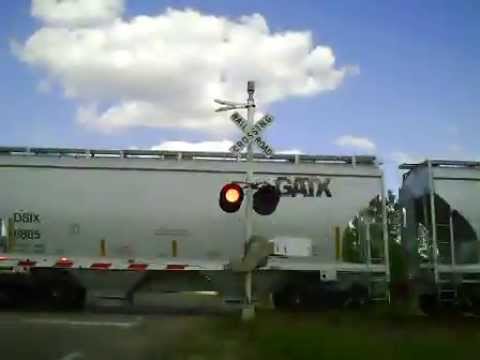 UP 8251 South Grain Train (6-1-2012) - YouTube