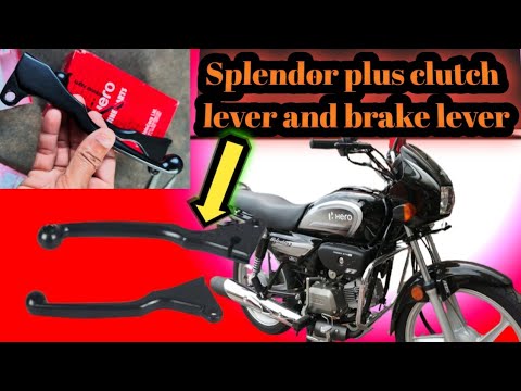 Splendor plus clutch lever and brake lever #Hero #splendorplussplendor ...