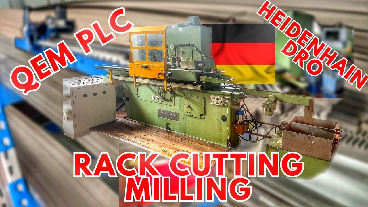 RACK CUTTING MILLING, EGW KNAPP – UZFM 300H - YouTube