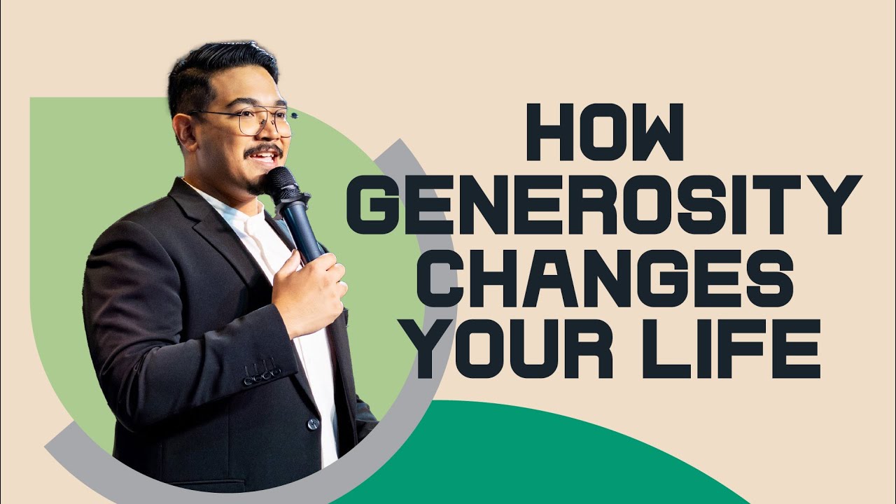 How Generosity Changes Your Life | Ps Jonathan Roberts - YouTube