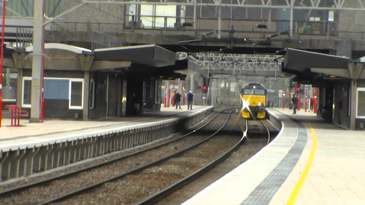 *RARE* FGW Class 57, 57605 Totnes Castle, 5Z57 Passing Stafford (23rd ...