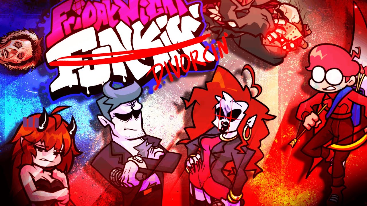 💔 Развод, Купидон и Джейсон 💘 FNF - Divorcin / Candlelight Fight / 13th ...