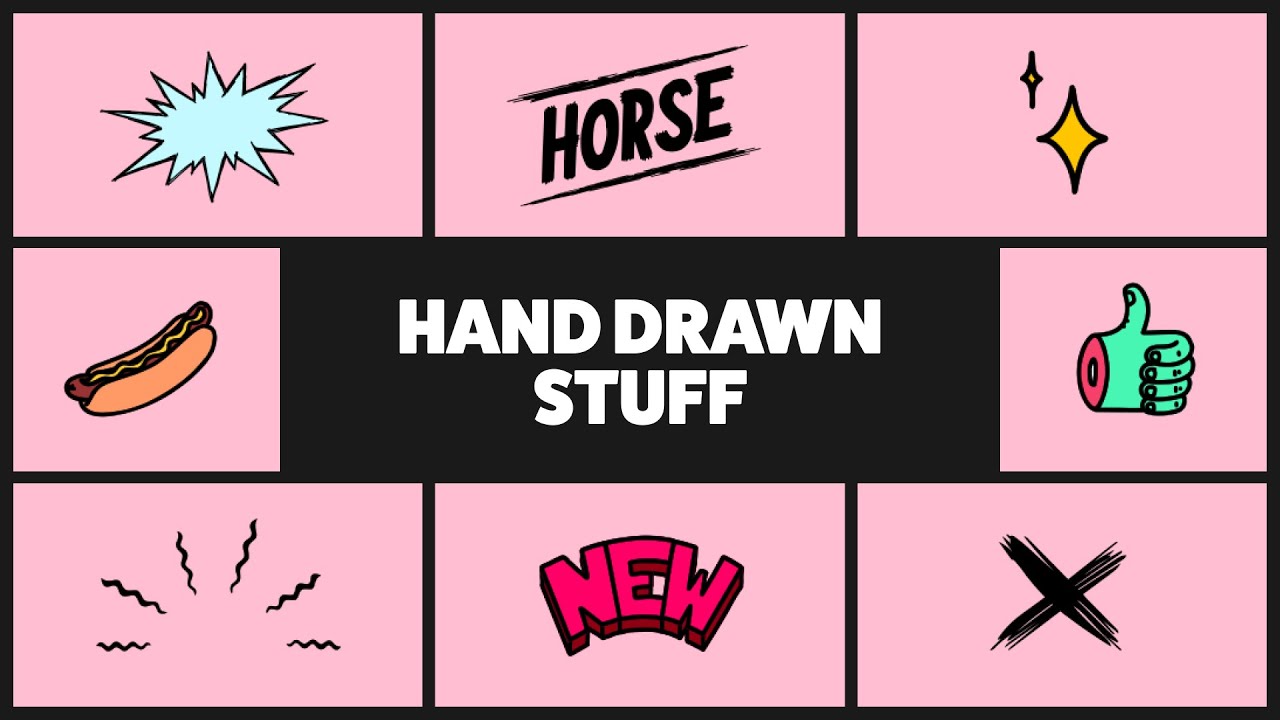 Hand Drawn Stuff for Adobe After Effects and Premiere Pro - YouTube