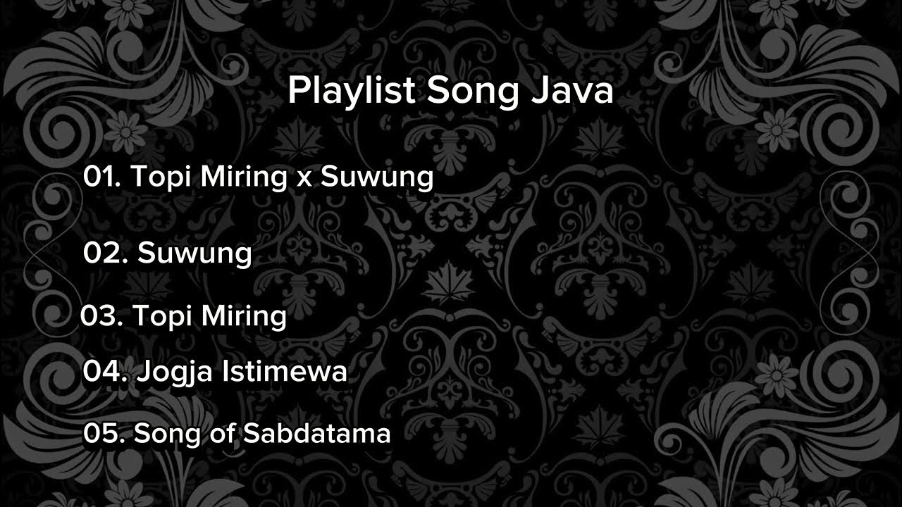 Playlist Song Java - YouTube