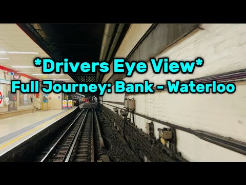 Bank - Waterloo | Waterloo & City Line | Drivers Eye View! - YouTube