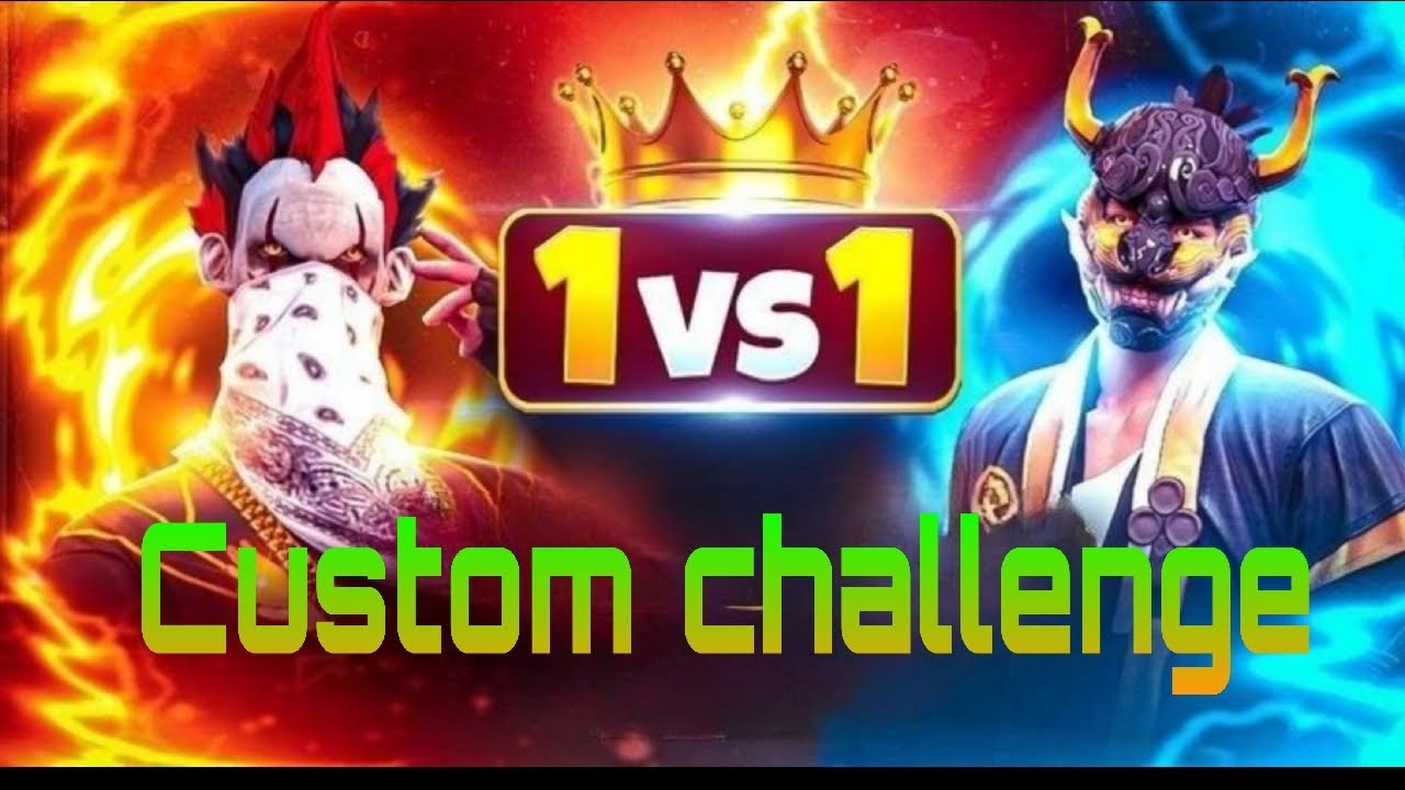 1 vs 1 custom with random players 😈😈 - YouTube