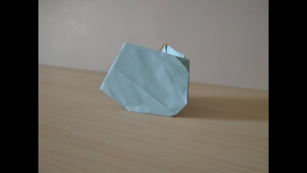 how to make paper mask :Origami DIY - YouTube