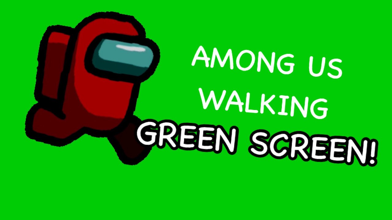 Among us walking Green Screen - YouTube
