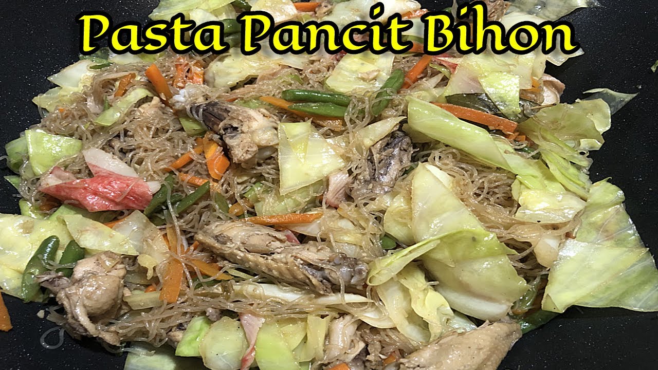 HOW TO COOK THE BEST PASTA PANCIT BIHON - YouTube