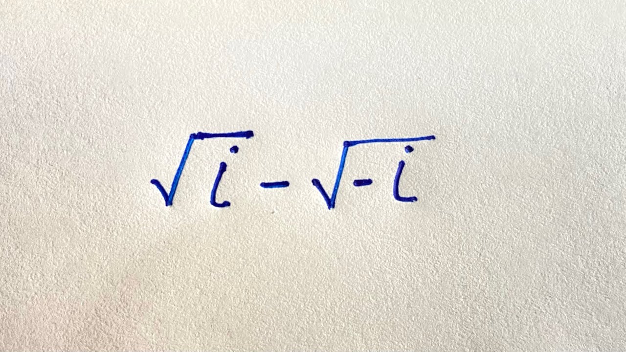 Tricky Maths Questions For Competitive Exams | Square root i - Square ...