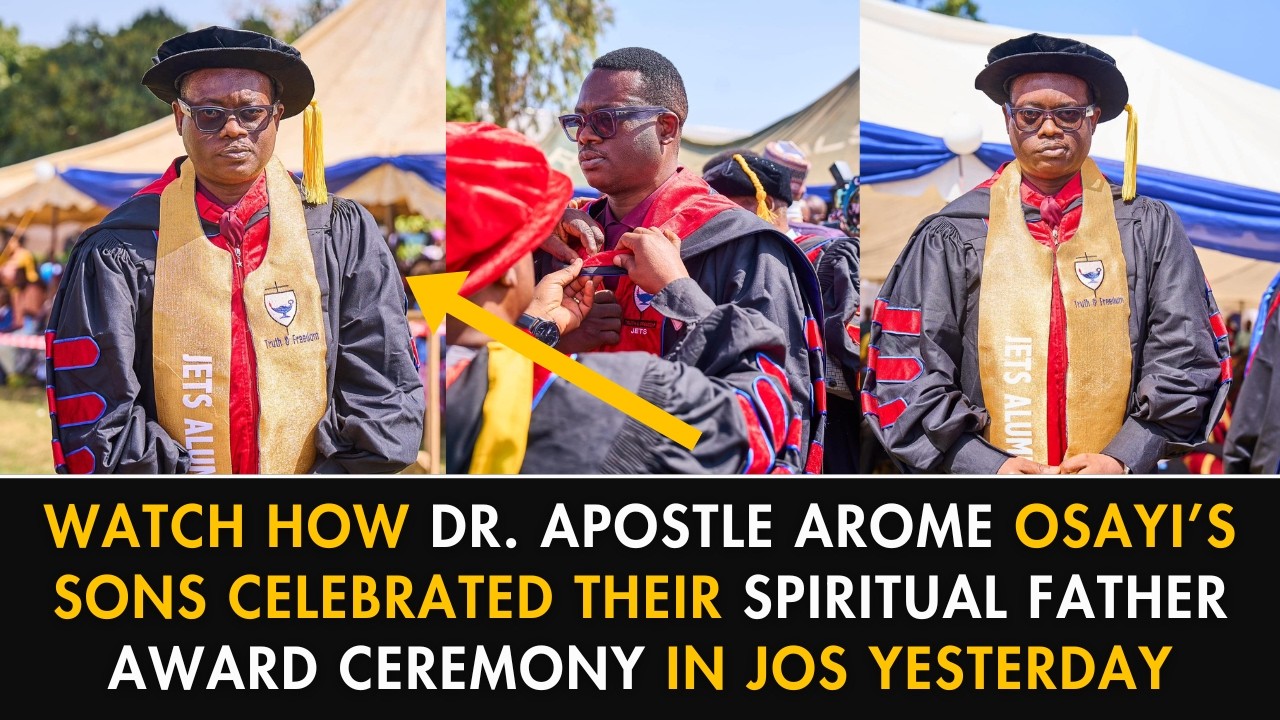 WATCH HOW DR. APOSTLE AROME OSAYI SONS CELEBRATED THEIR SPIRITUAL ...