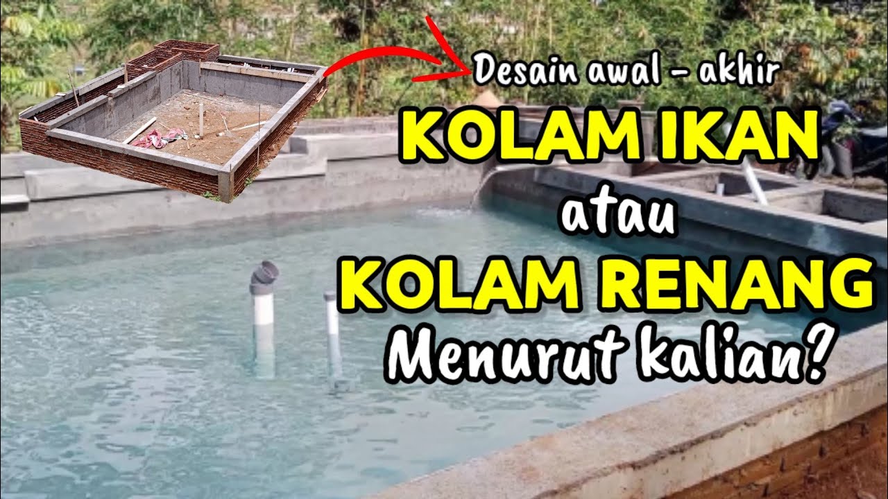Kolam Beton Sistem Ras Besar 8 x 6 Meter || malah jadi kolam renang ...