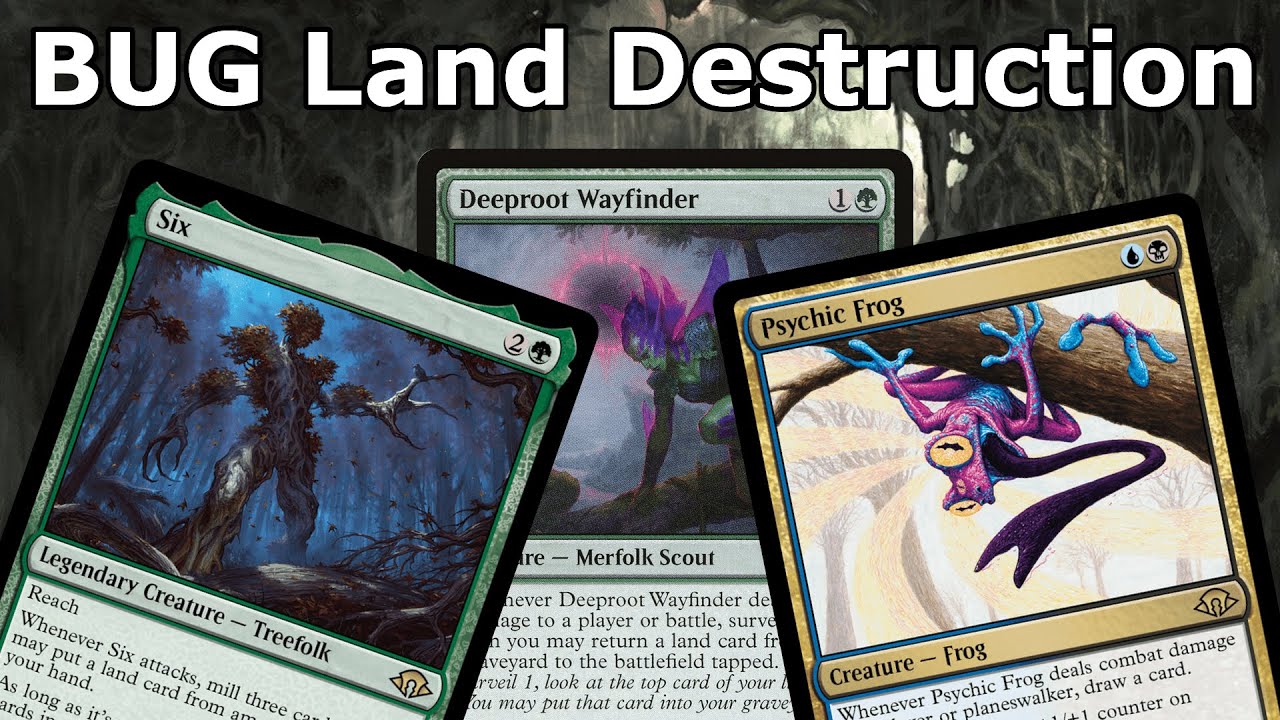 NO NONBASIC LANDS ARE SAFE! BUG Land Destruction (Legacy MTG) - YouTube