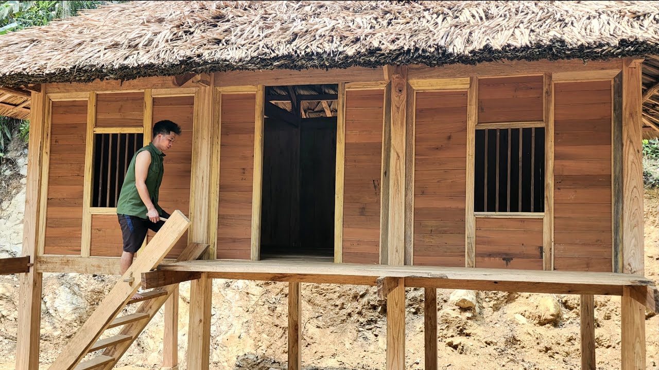 The Process Of AAssembling A Complete Homemade Wooden House - Ep.64 ...