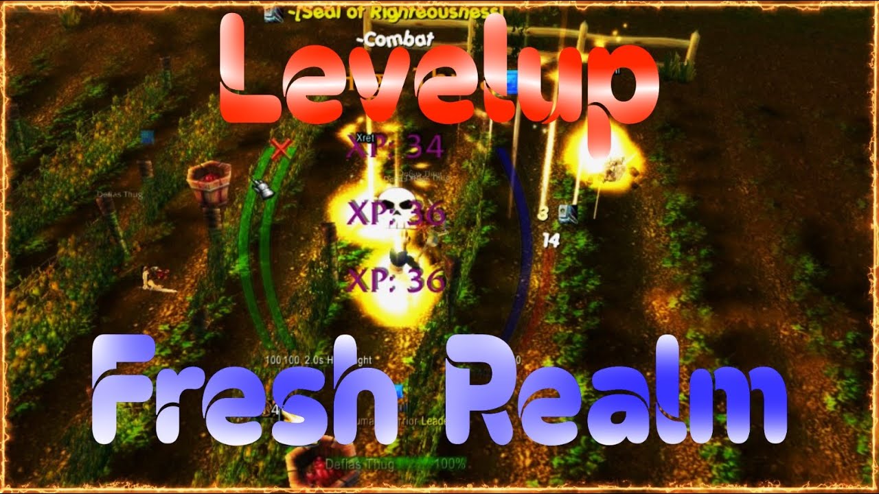 My Exp On the first day At Fresh realm (Thekal) [WOTLK prepatch] - YouTube