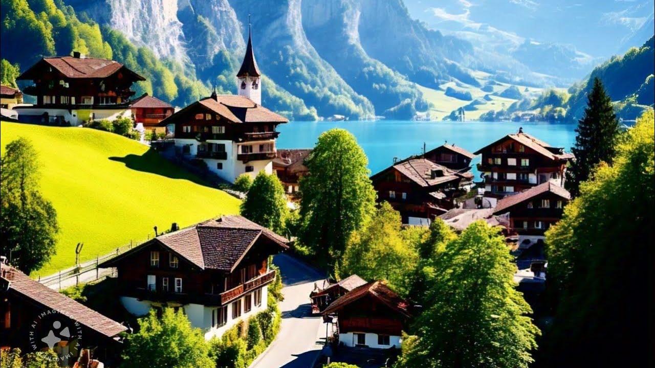 Iseltwald Stunning Village of Switzerland #village #india #trending # ...