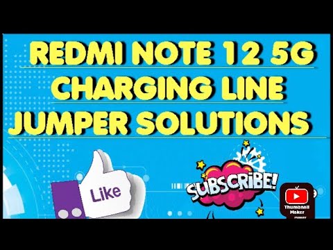 Redmi note 12 5g charging line jumper solutions - YouTube