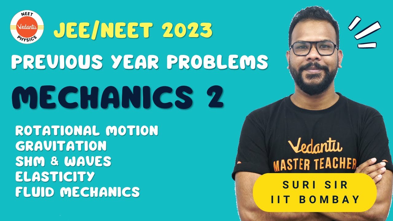 Mechanics 2 PYQs | Previous Year Problems | JEE 2023 | NEET 2023 - YouTube