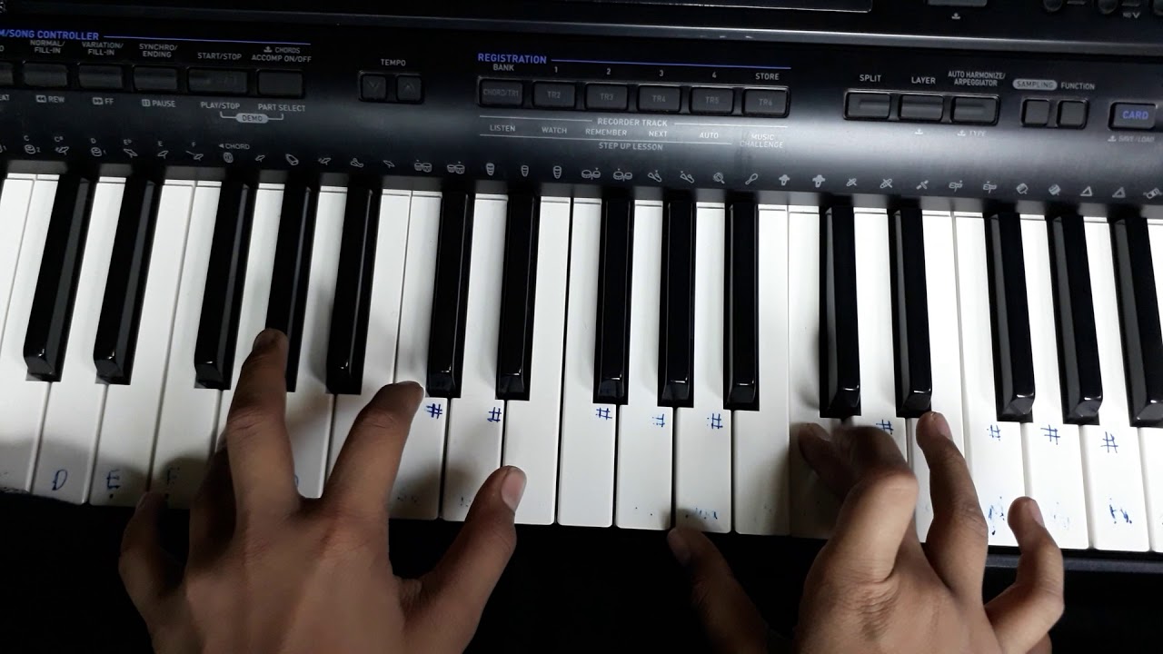How to play har ghadi badal rahi song on casio - YouTube